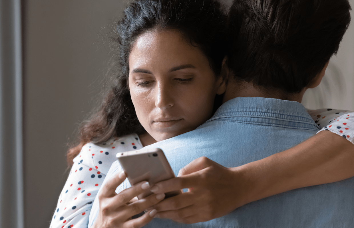 My partner is texting someone else - what do I do? | Psychologies